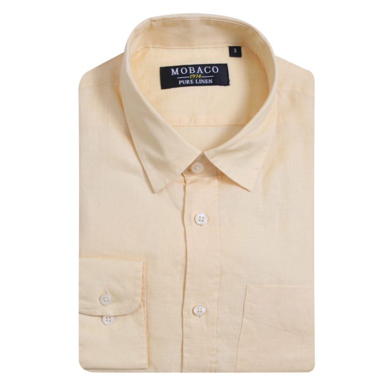 CEBE Classic Fit Linen Shirt - Mobaco