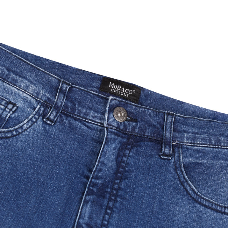 Classic Fit High Rise Denim - Mobaco