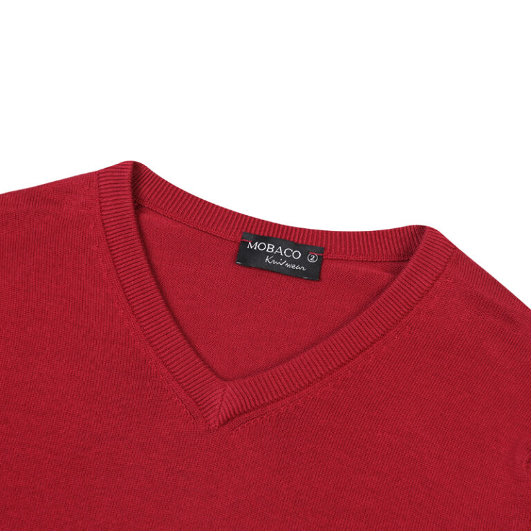 Cotton V-Neck Sweater - Mobaco