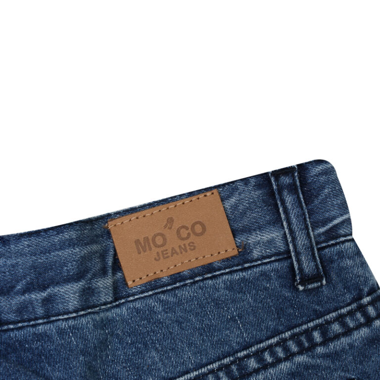Relaxed Fit Cotton Denim Pants - Mobaco