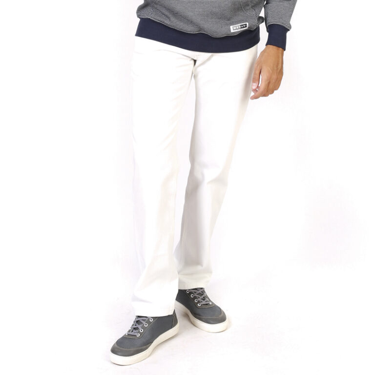 Classic Fit Twill Pants - Mobaco