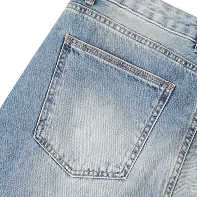 Straight Fit Denim Pants - Mobaco