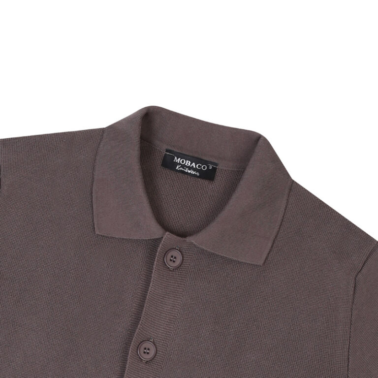 Shirt Collar Cardigan - Mobaco